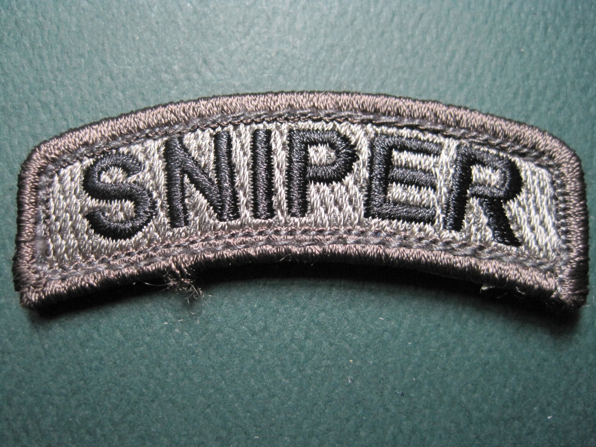 "SNIPER" HAT TAB MORALE PATCH COLOR CHOICE HOOK BACK | MORALE PATCH MANIA