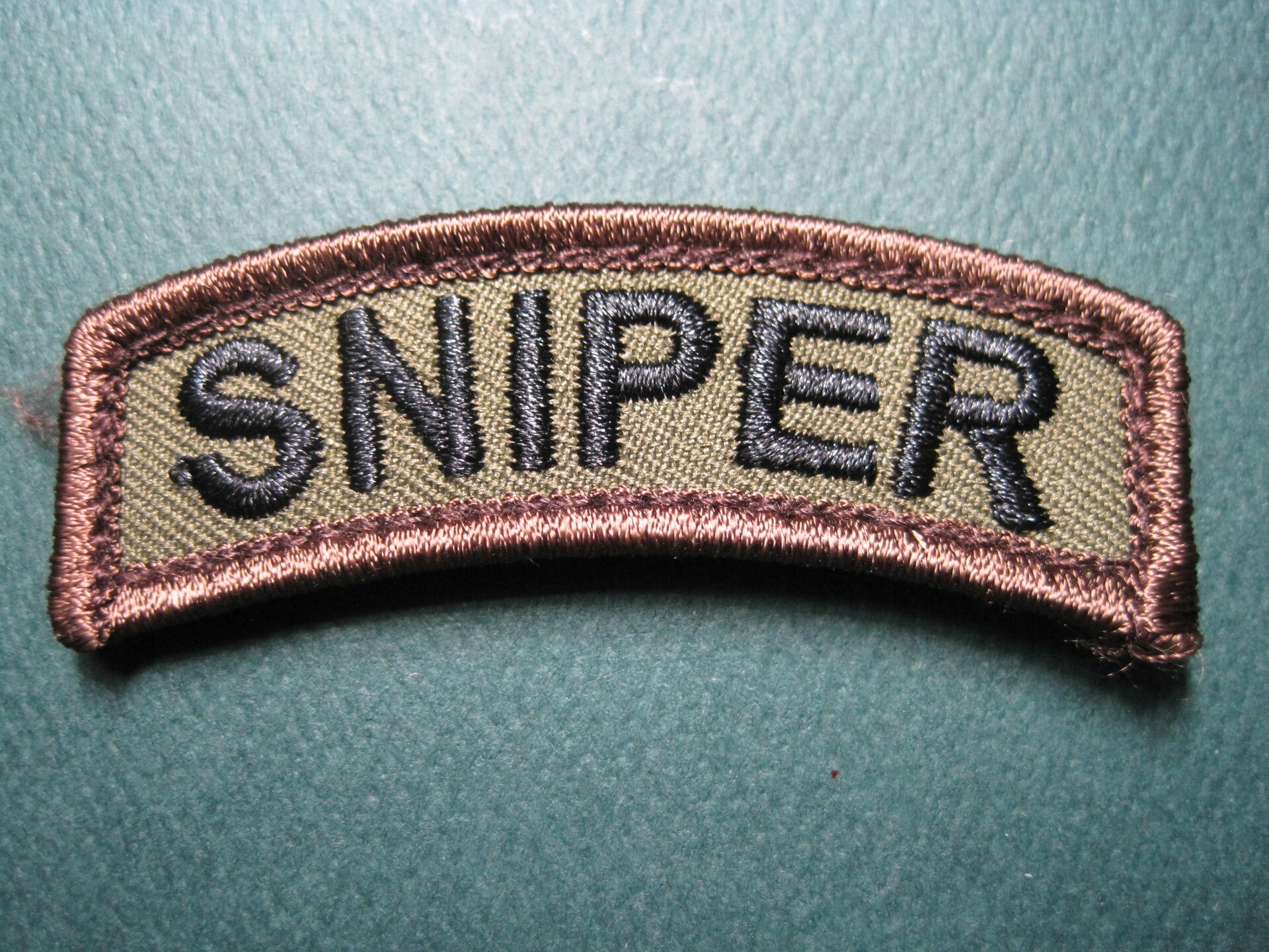 "SNIPER" HAT TAB MORALE PATCH COLOR CHOICE HOOK BACK | MORALE PATCH MANIA