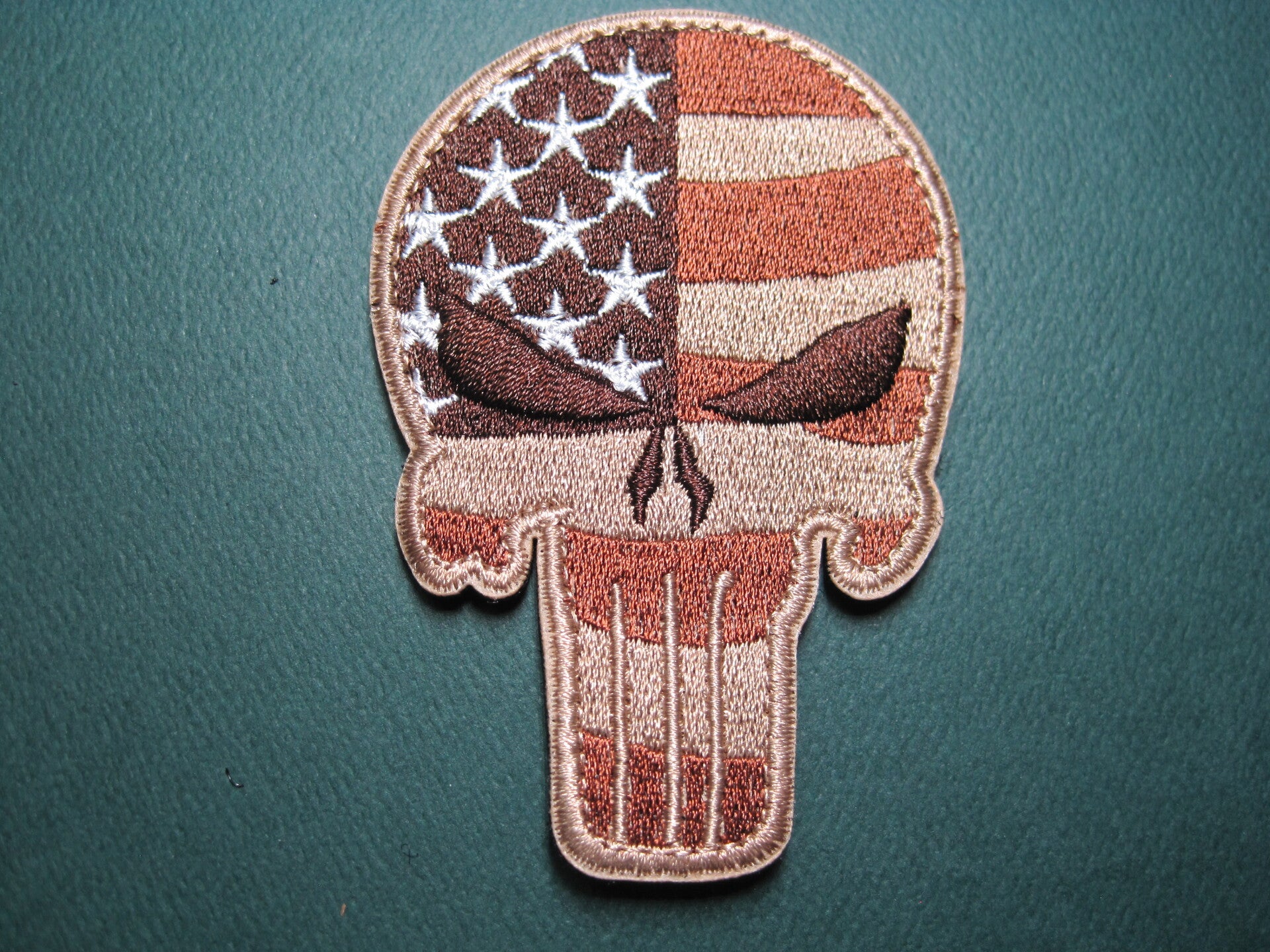 PUNISHER SKULL PATCH COLOR CHOICE HOOK BACK | MORALE PATCH MANIA