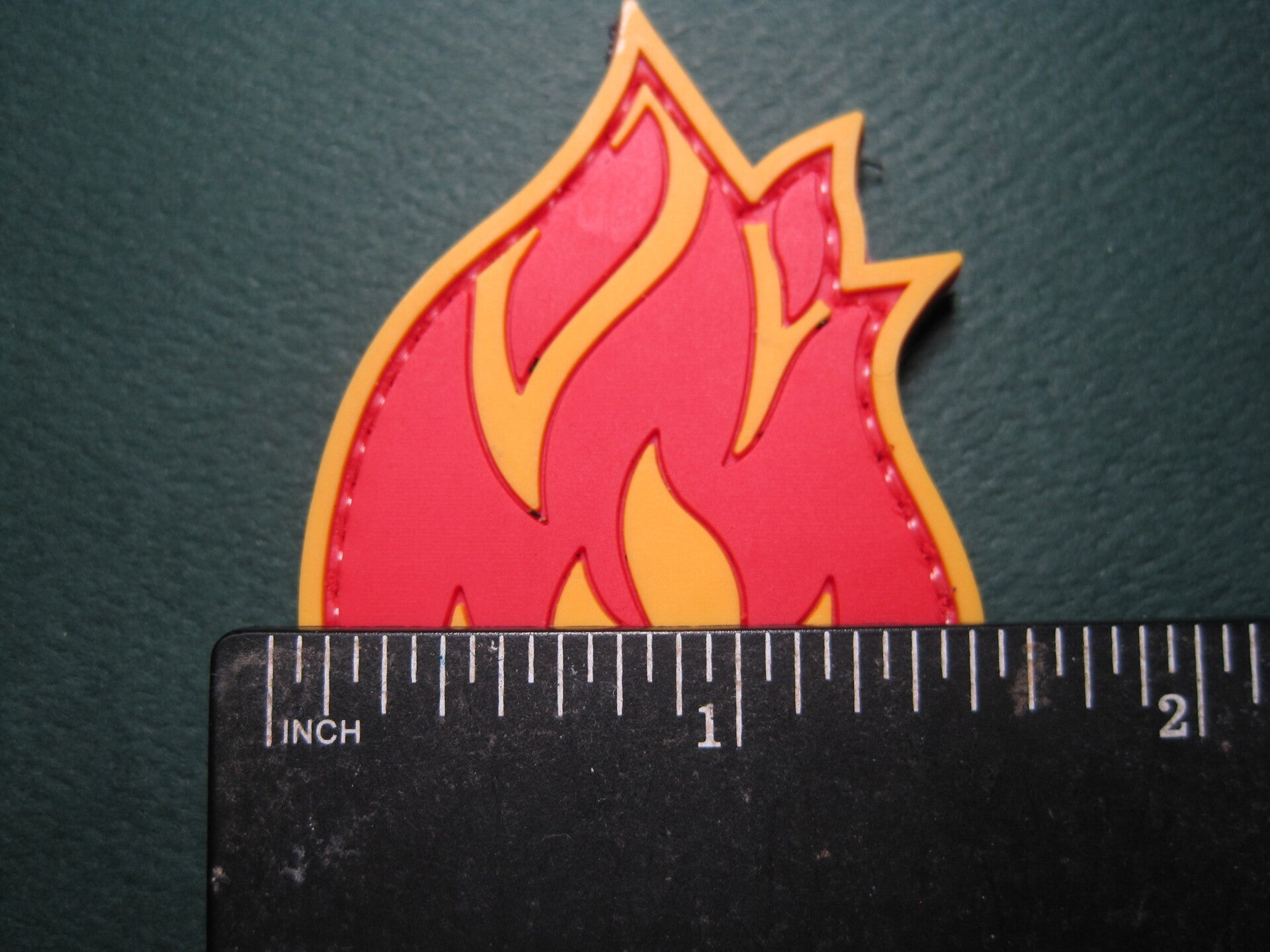 FIREFIGHTER "FIREBALL" MORALE PATCH PVC HOOK BACK | MORALE PATCH MANIA