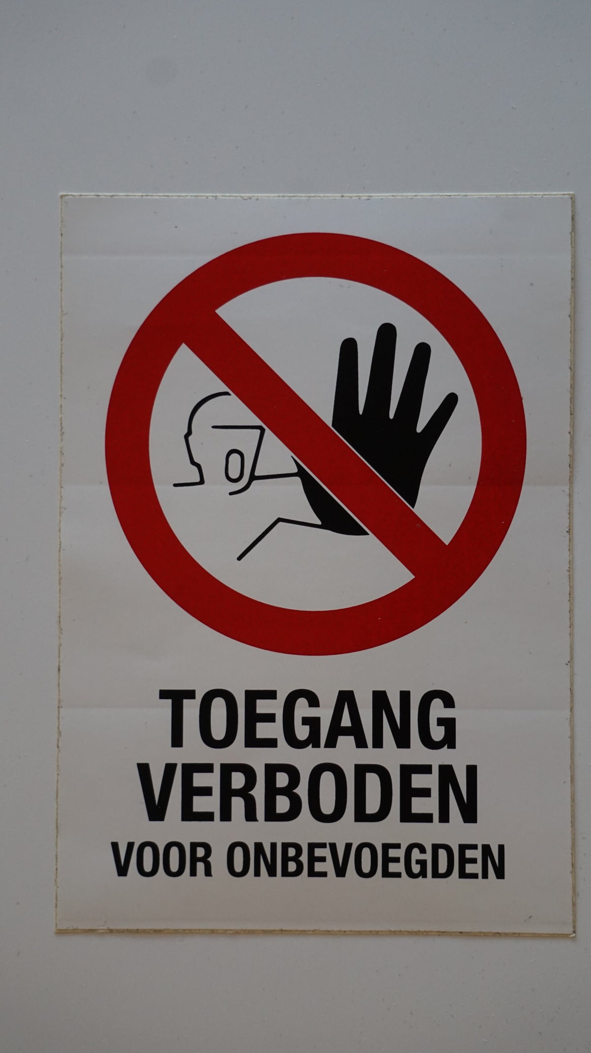 Pictogram verboden toegang | Gege graveer en stempels