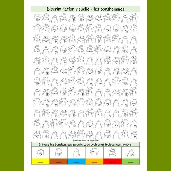 Discrimination visuelle | emillesideesdelogopede