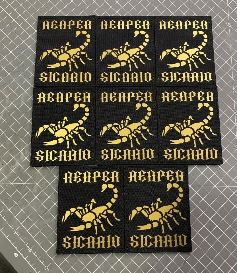 Laser cut patches | TacBelts UK