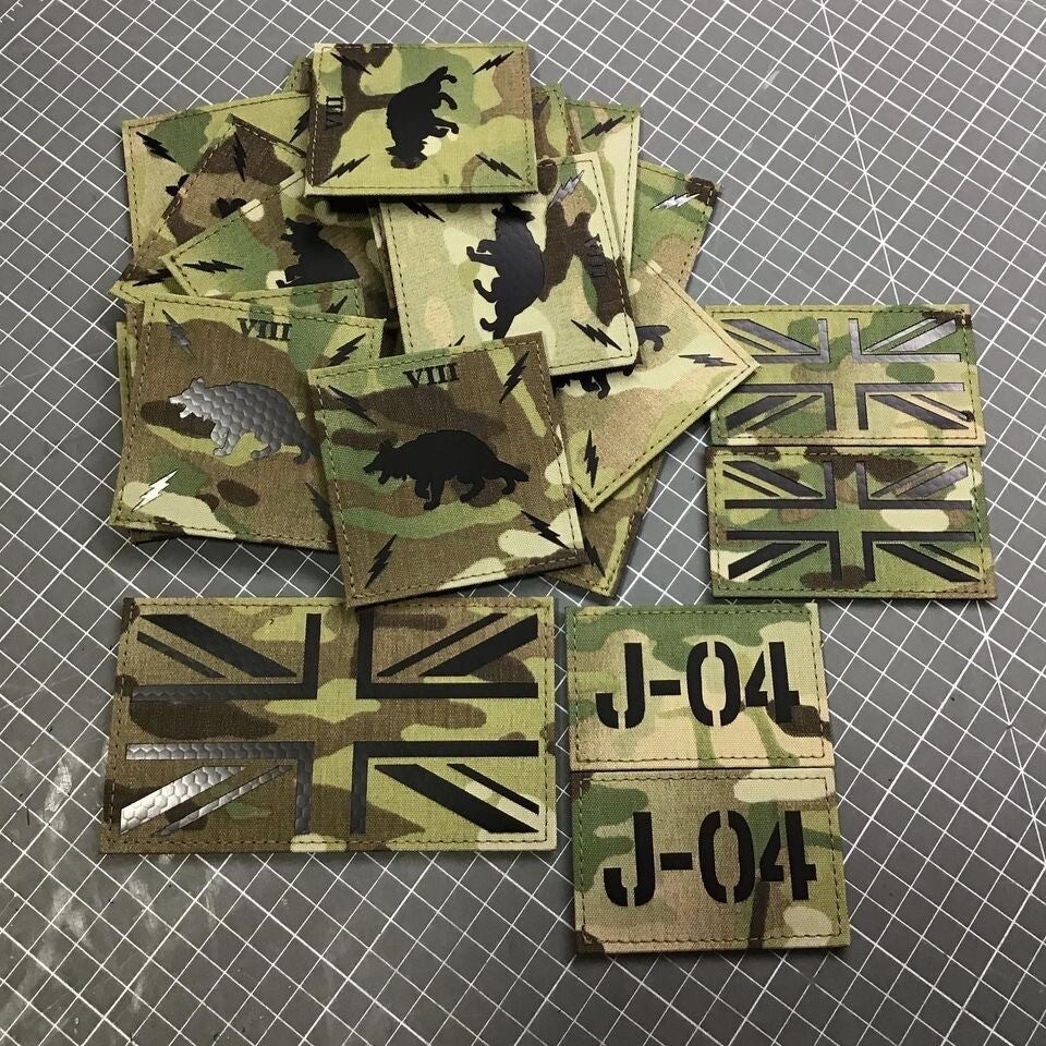 Laser cut patches | TacBelts UK