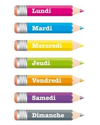 de dagen | Frans leren