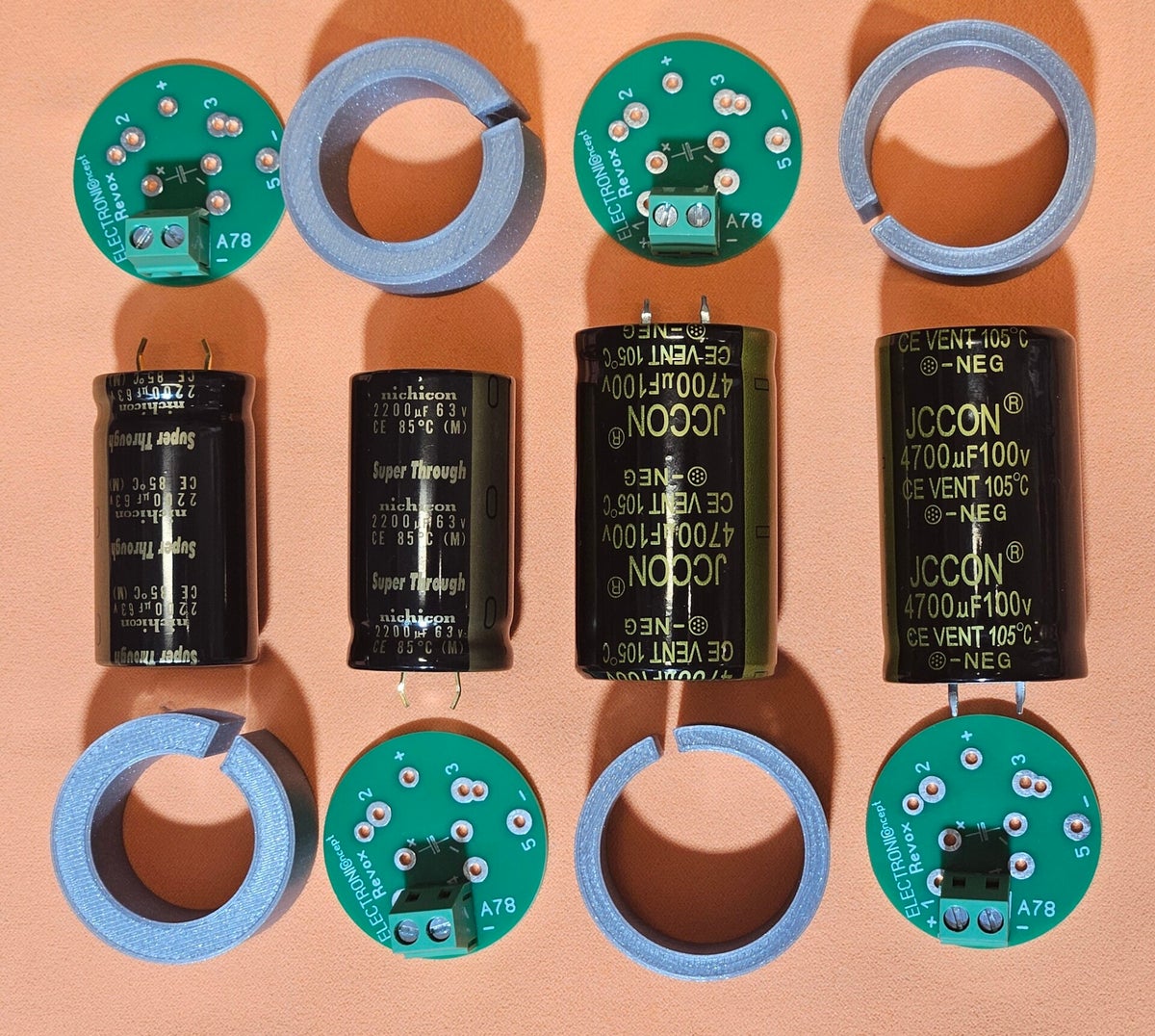 Kit condensateurs QUAD-303 Audio HQ | Electronic-Concept