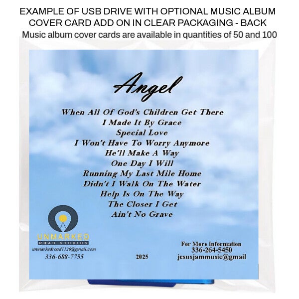 Music Album Cover Cards | USB Drives For Music Artist LLC