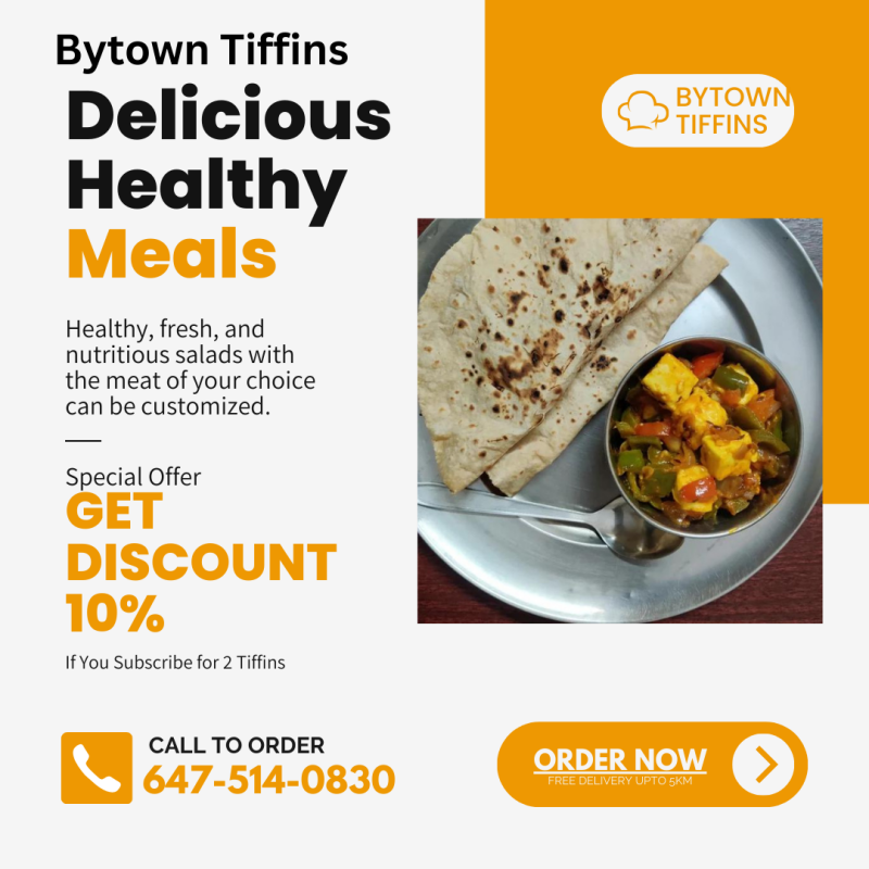 Best Indian Tiffins – Freshly Prepared Meals Delivered to Your Door!