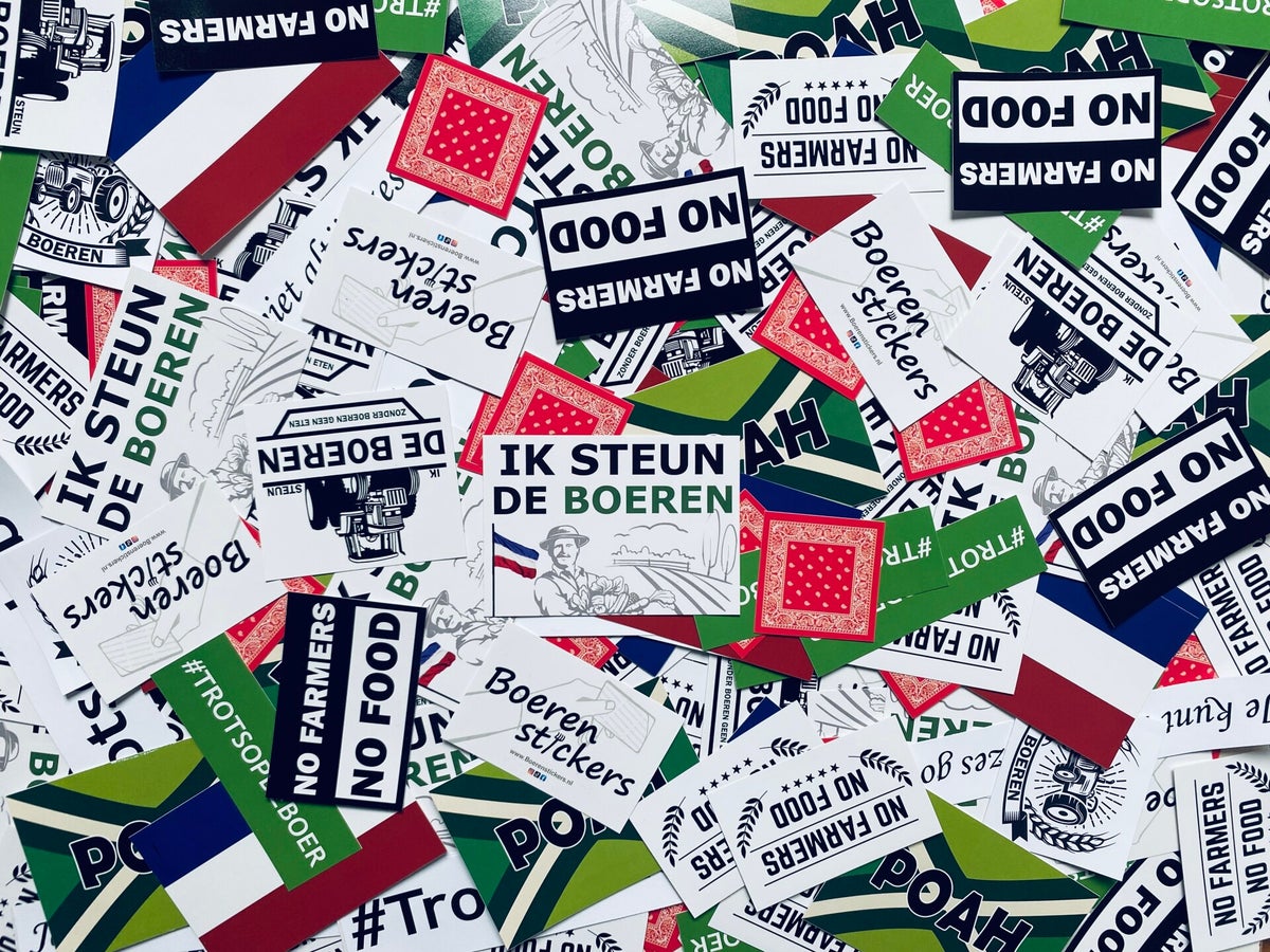 Mix van stickers | Boerenstickers
