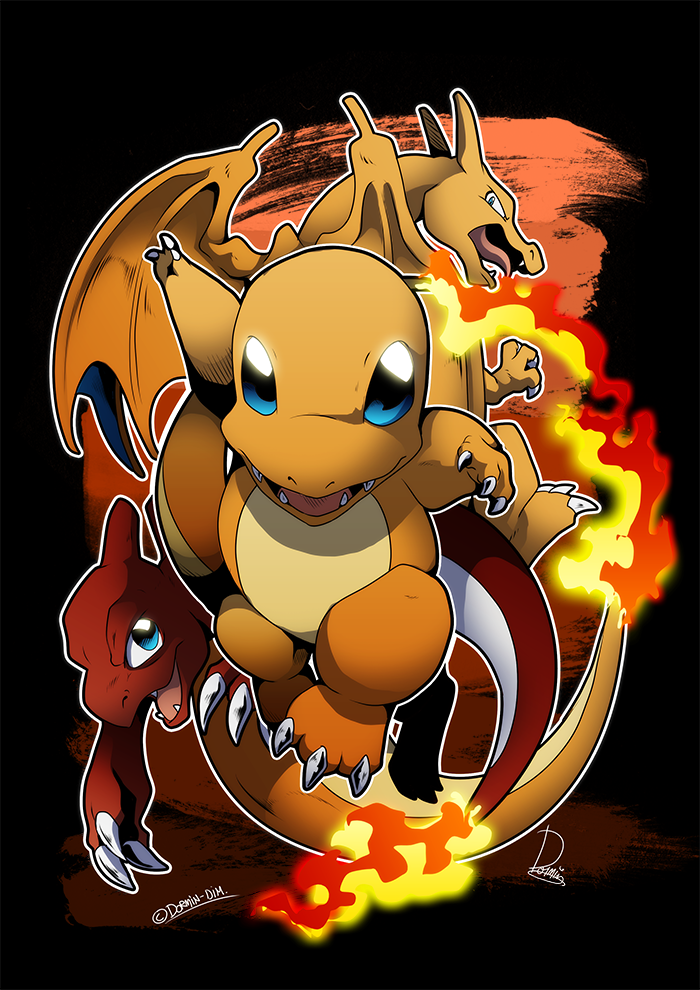 Charmander evolution line design is out / Blog | Dormin-Drawing is Magic