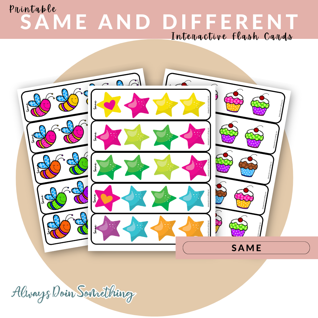 Spot the Difference! Interactive Flashcards for Fun Learning - 75 ...