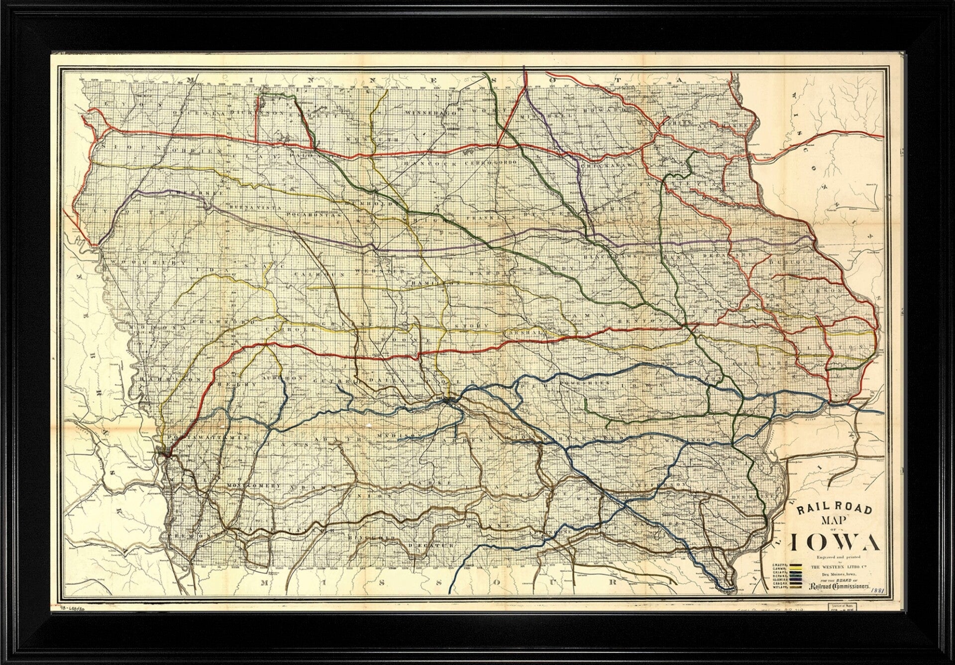 IOWA MAPS / MAPS | IOWA HERITAGE RAILROAD DEPOT COLLECTION