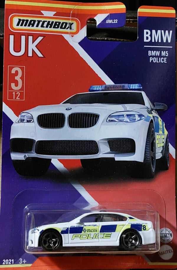 Matchbox UK BMW M5 Police | Car out the box