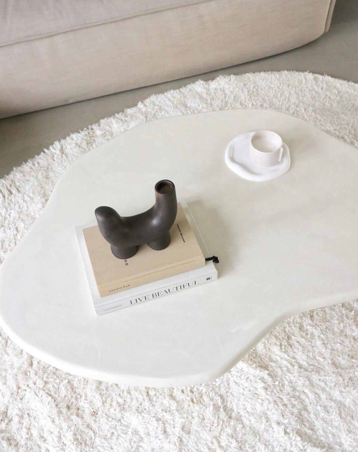 Coffee table HEART | SHE - betaalbare beton cire tafels op maat