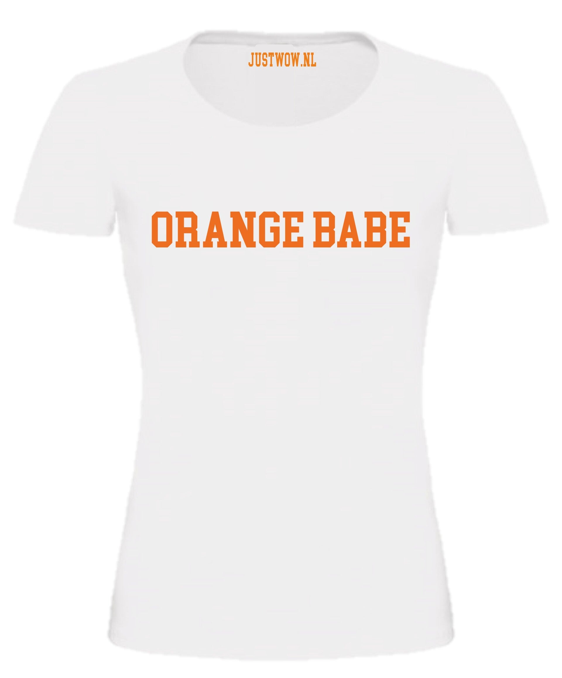EK 2024 shirt dames: Orange babe | Justwow.nl