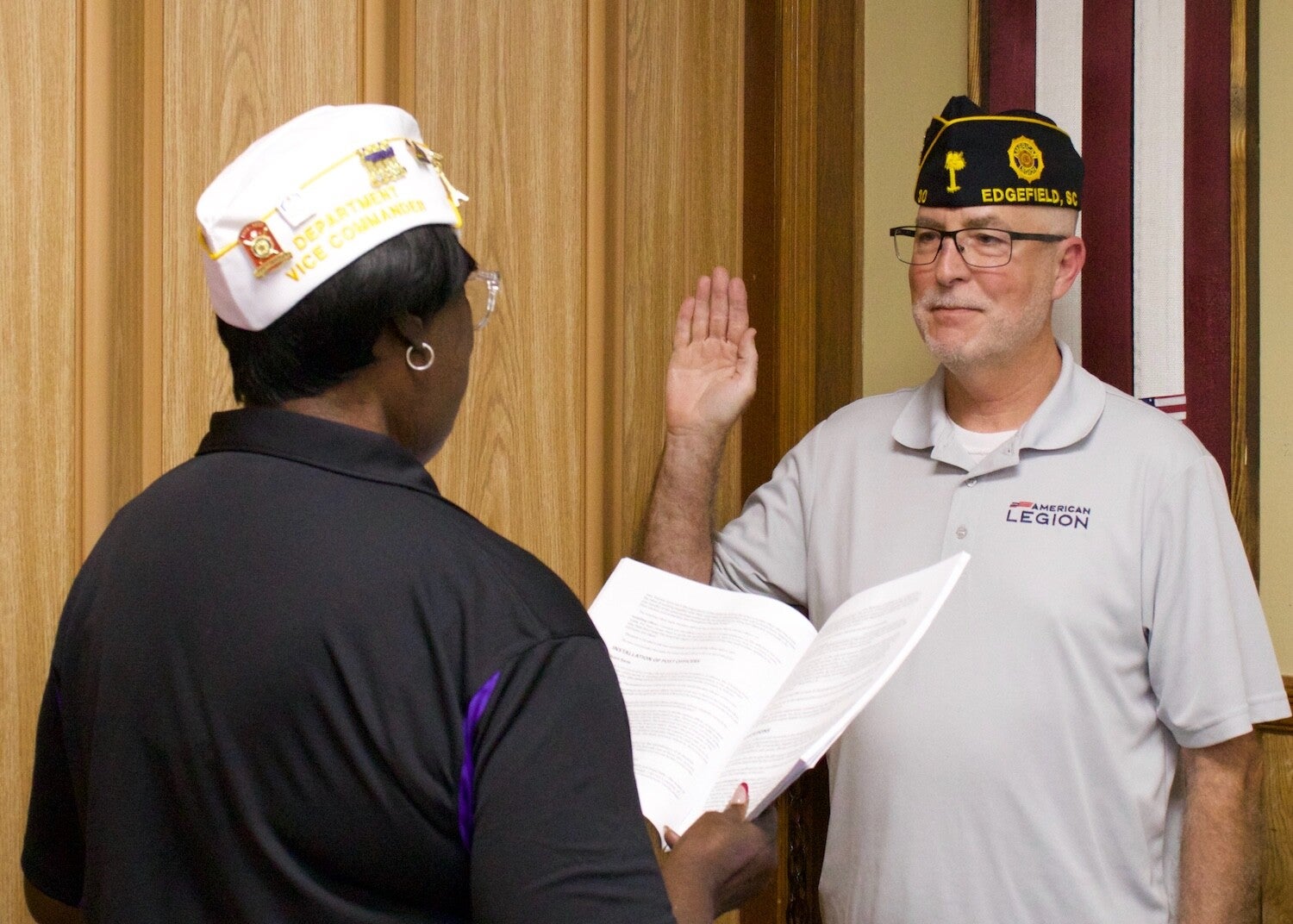 Edgefield American Legion Commander Now District Leader / 2025 / In the ...