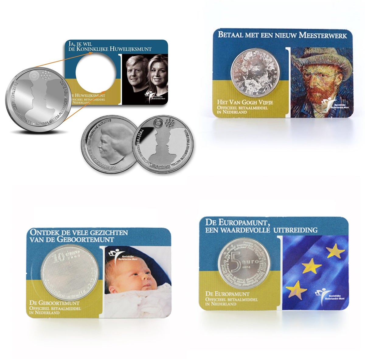 Ontdek de bijzondere coincards van de Koninklijke Nederlandse Munt (KNM ...