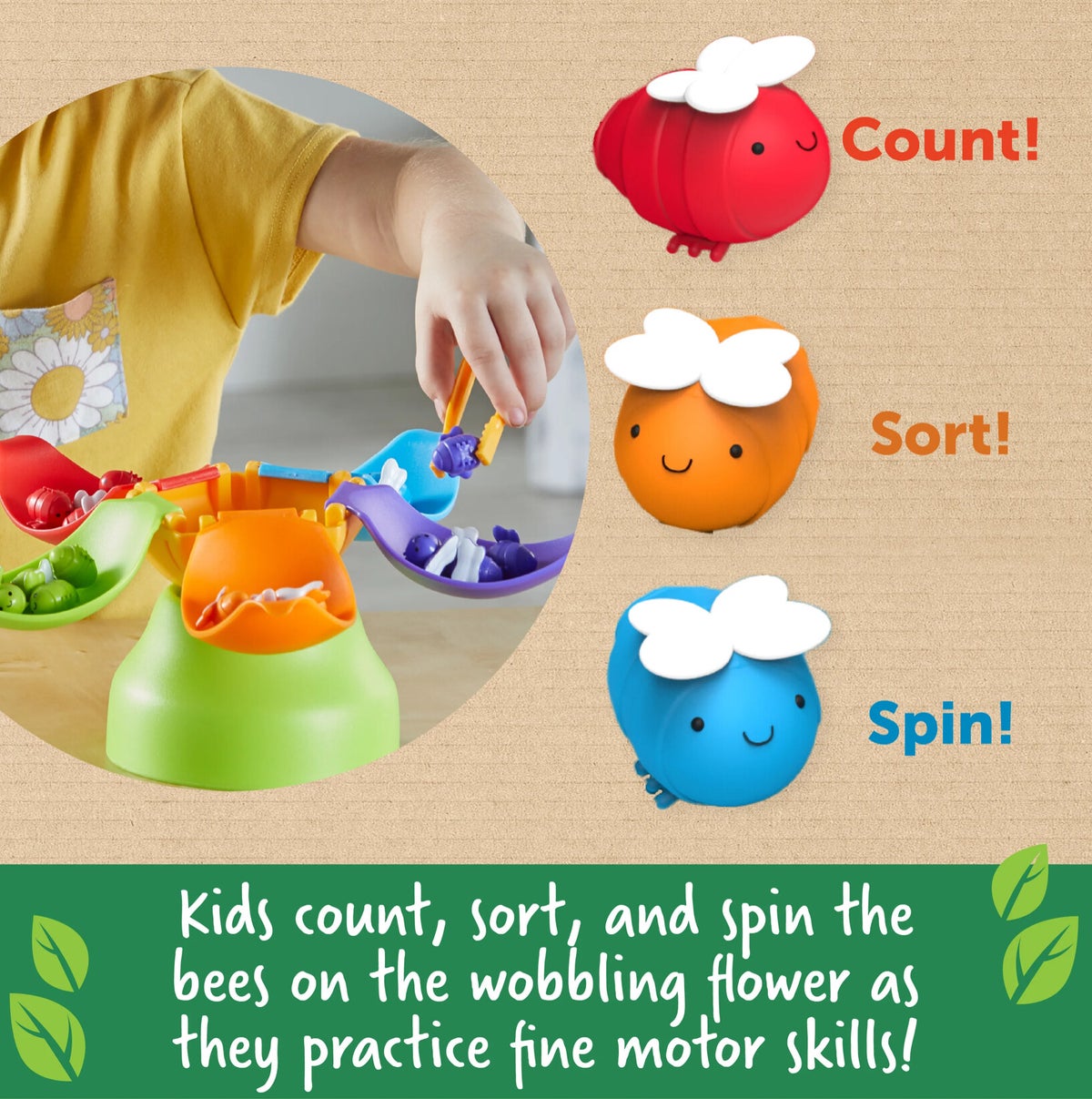 Balansweegschaal bijen BLOOMING BALANCING BEES©️Learning Resources ...