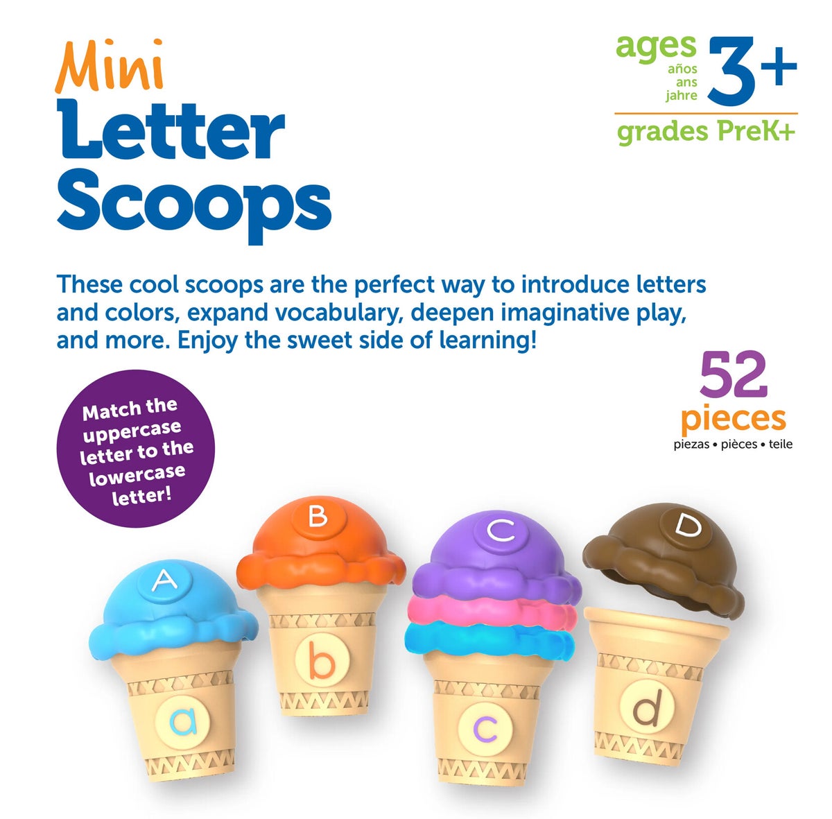 LETTERIJSJES ©️Learning Resources Mini letter scoops | kleutermaterialen.nl LETTERIJSJES ©️Learning Resources Mini letter scoops | kleutermaterialen.nl