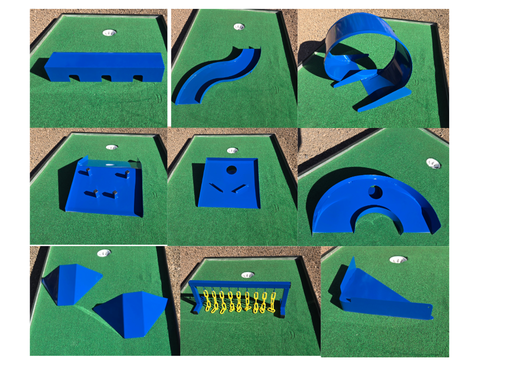 Miniature golf obstacles