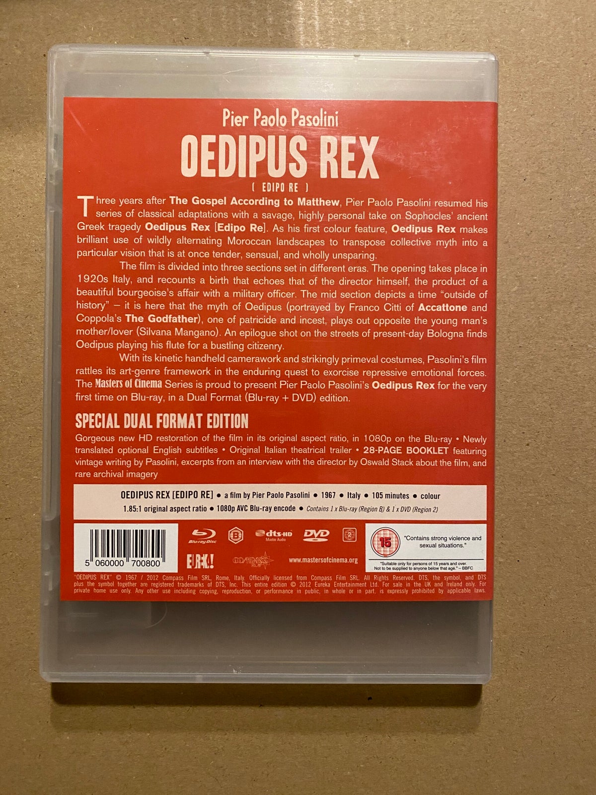 DVD - Filmhuis - Pier Paolo Pasolini - Oedipus Rex - 1967 | Boekenhobby ...