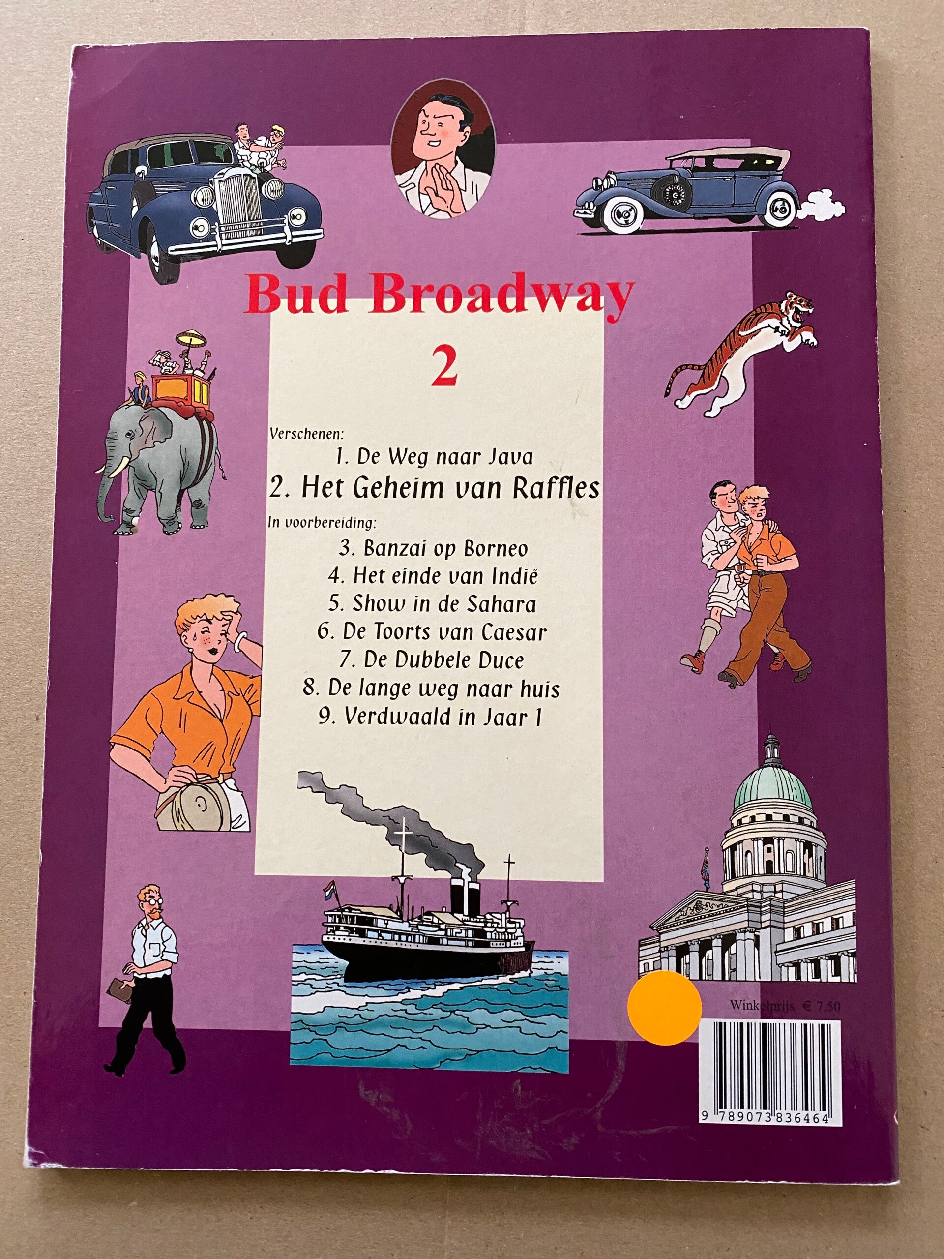 Eric Heuvel - Bud Broadway - Het Geheim van Raffles | Boekenhobby Roggel