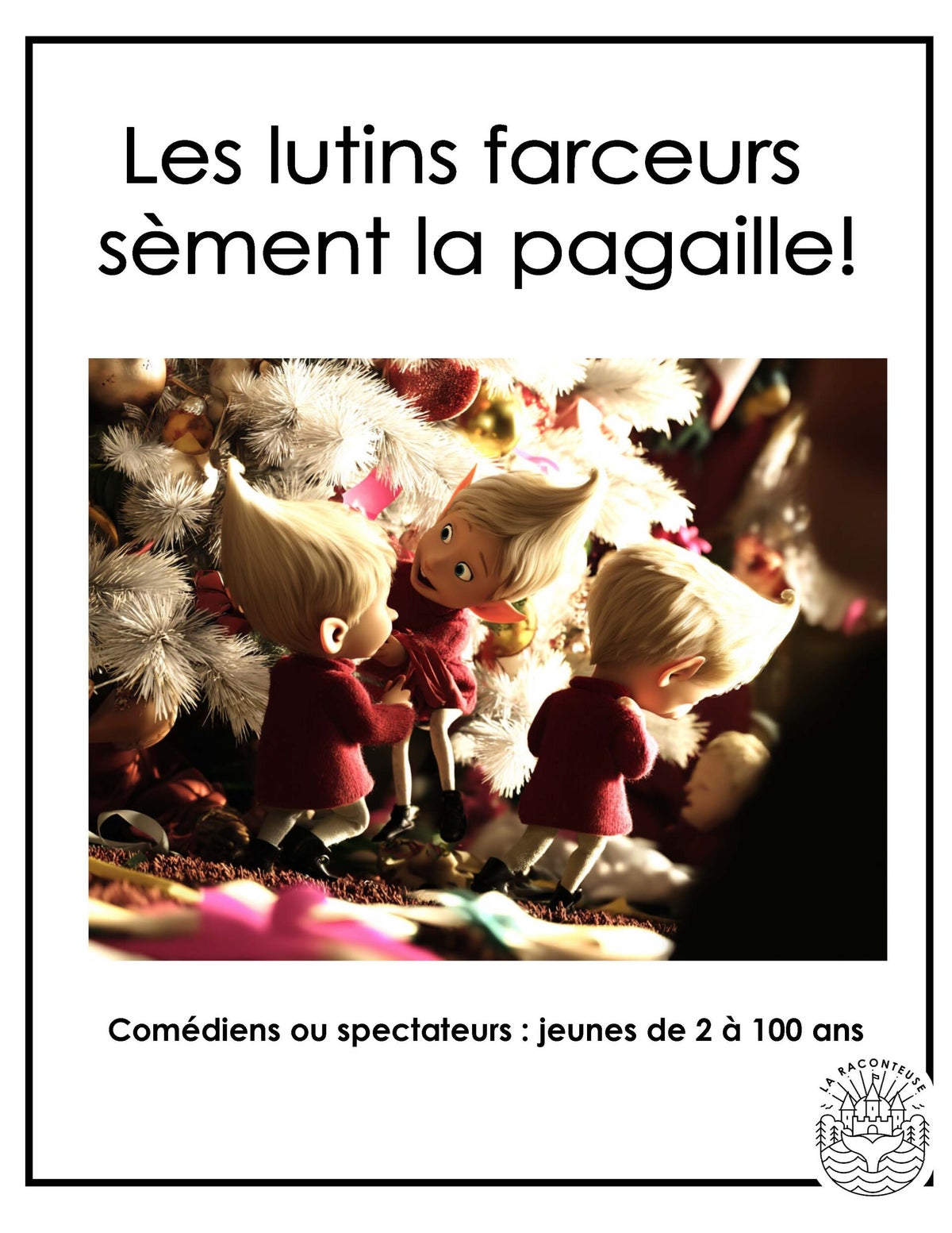 Sketch Lutins Farceurs | Théâtre Noël Peu Dialogue | Hilarant