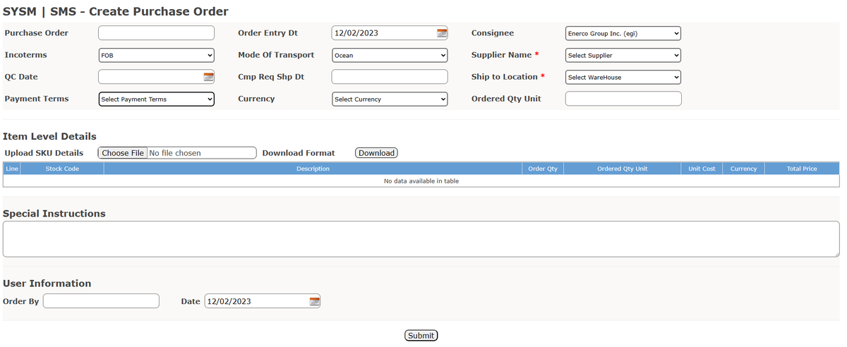 Purchase Order Management Defined / About Us | SYSM Technologies