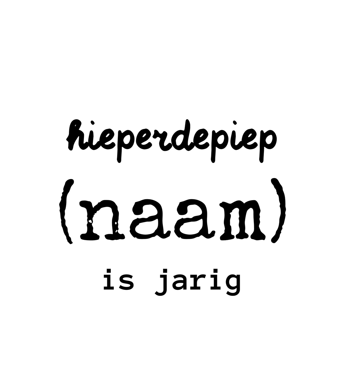 Gepersonaliseerde sticker / Stickers | Bij Pip