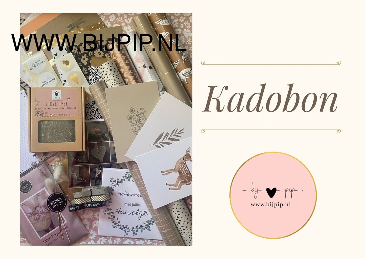 Kadobon / Gifts | Bij Pip