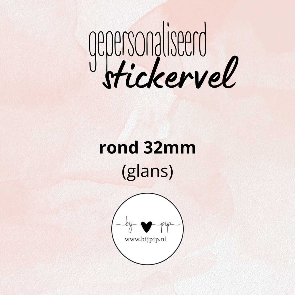 Gepersonaliseerde sticker / Stickers | Bij Pip