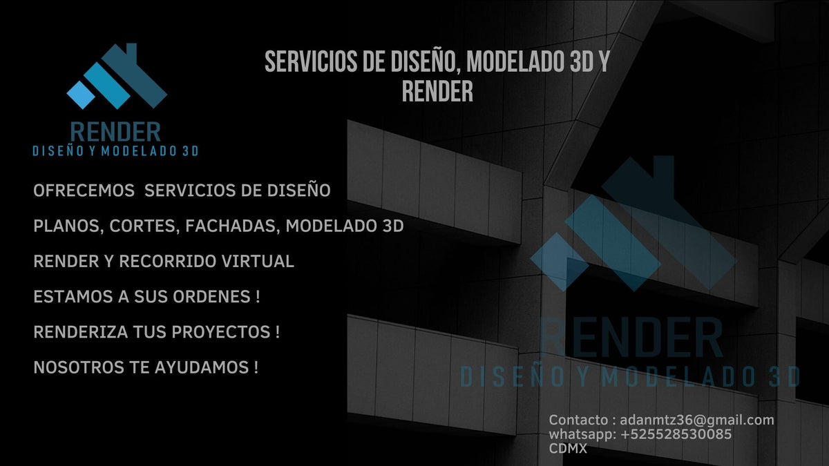 Render Diseño y Modelado 3D