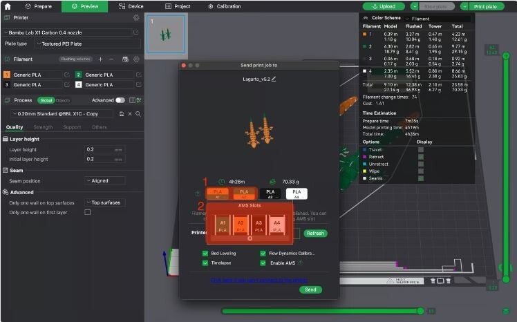 Bambu Lab: Multicolor prints met de AMS – Eenvoudige tutorial / onze ...