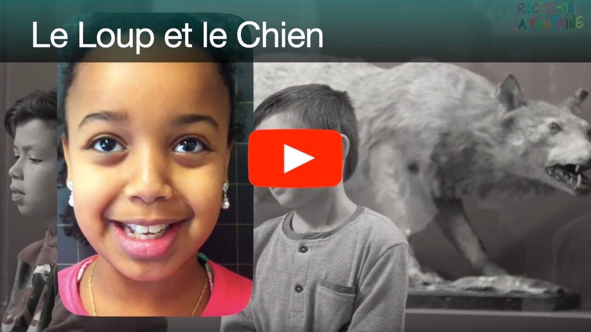 Fable de La Fontaine: Le Loup et le Chien