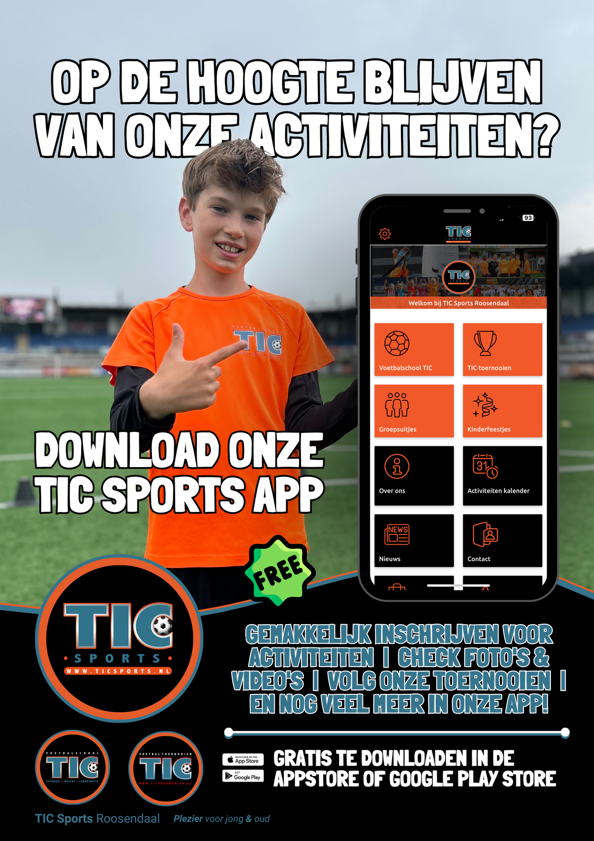 TIC Sports app / Informatie | TIC Sports