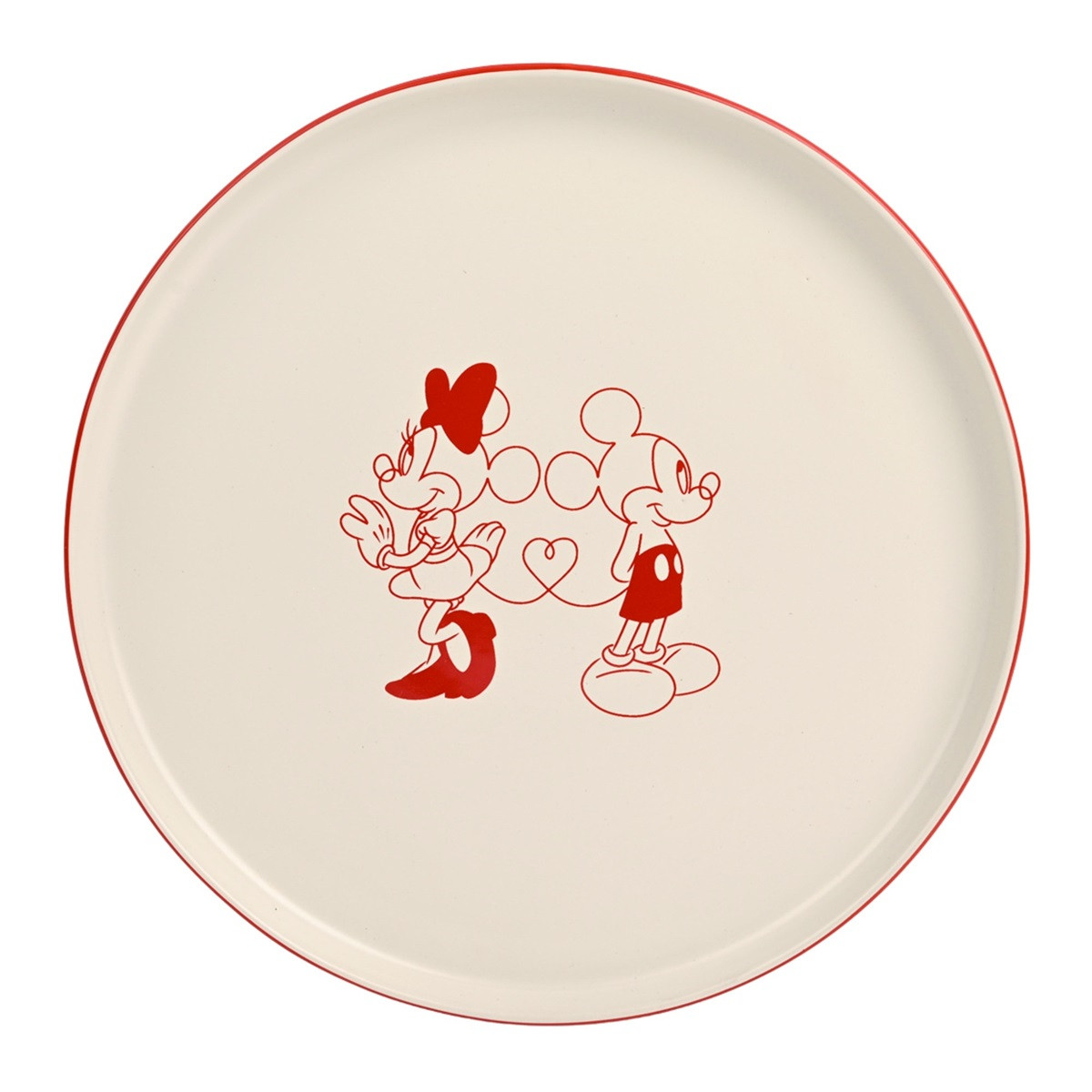 Mickey & Minnie Mouse 'Valentine Dinner Plate' - DN26059 | Sjoek