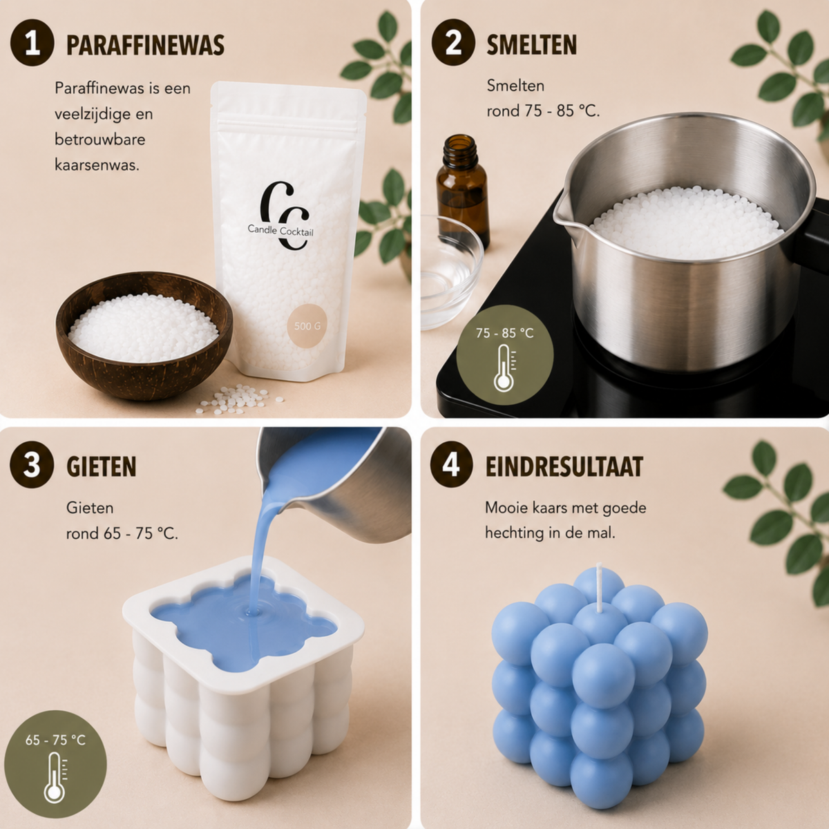 Paraffinewas, Paraffine | Kaarsen Maken | Goedkoop Kaarsenwas