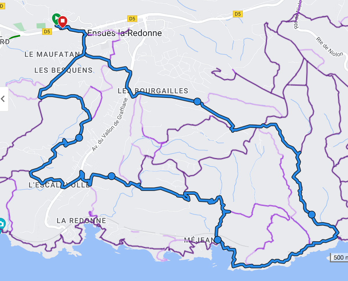 Parcours | TRAIL DES 5 CALANQUES