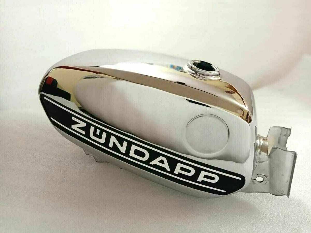 Zundapp Fuel Tank - Benzinetank - 517 - Banentank - Chrome NIEUW | GPParts