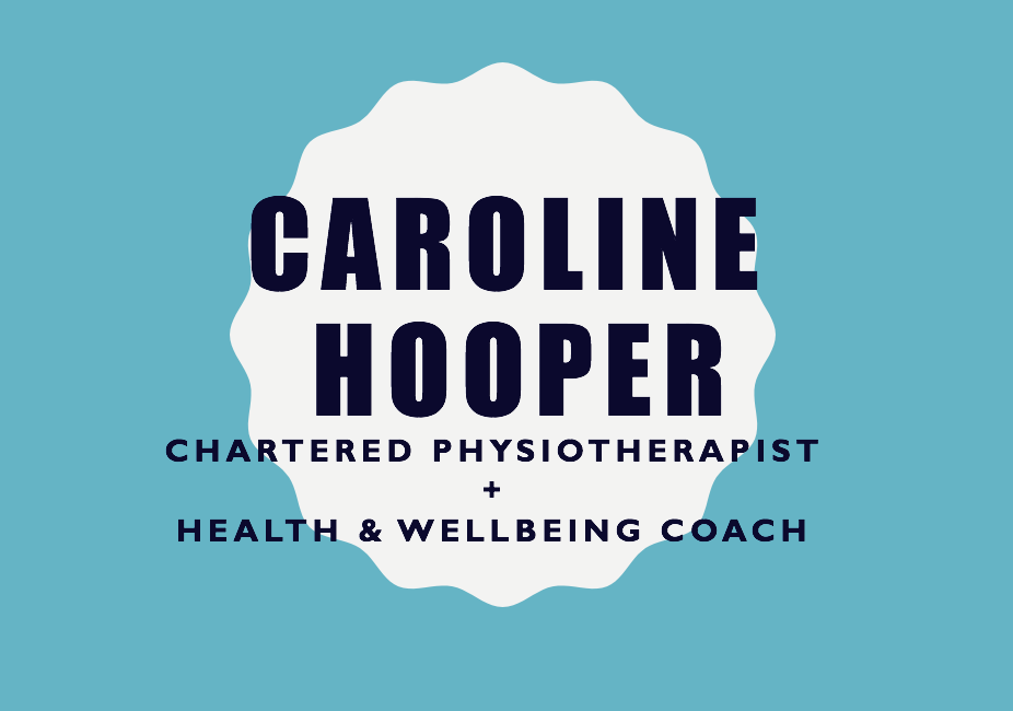 Caroline Hooper. Chartered Physiotherapist