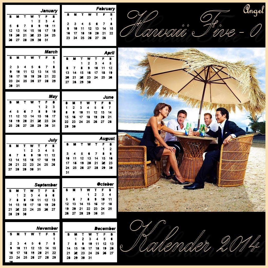 Les 2. Kalender 2014 / prive | Pspdesignh50