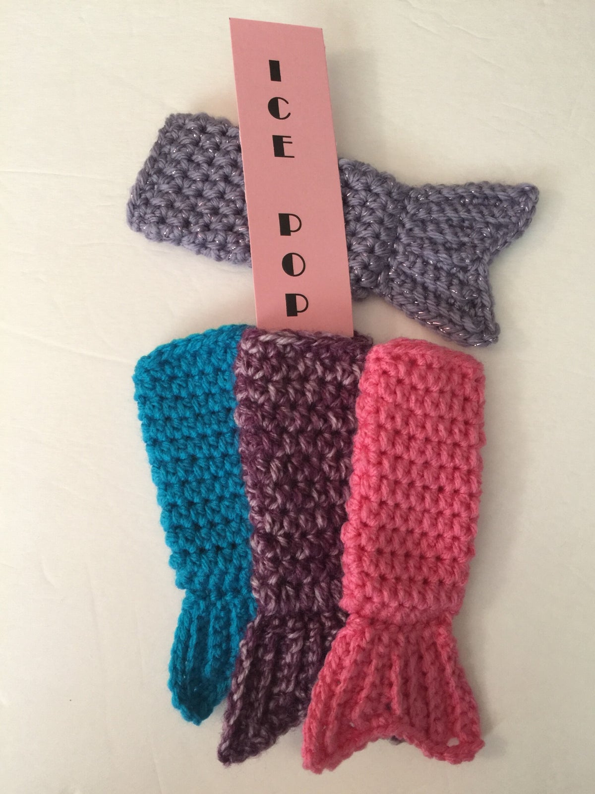 Mermaid Tail Ice/ Freezer Pop Cozy Crochet Pattern / Free Patterns ...