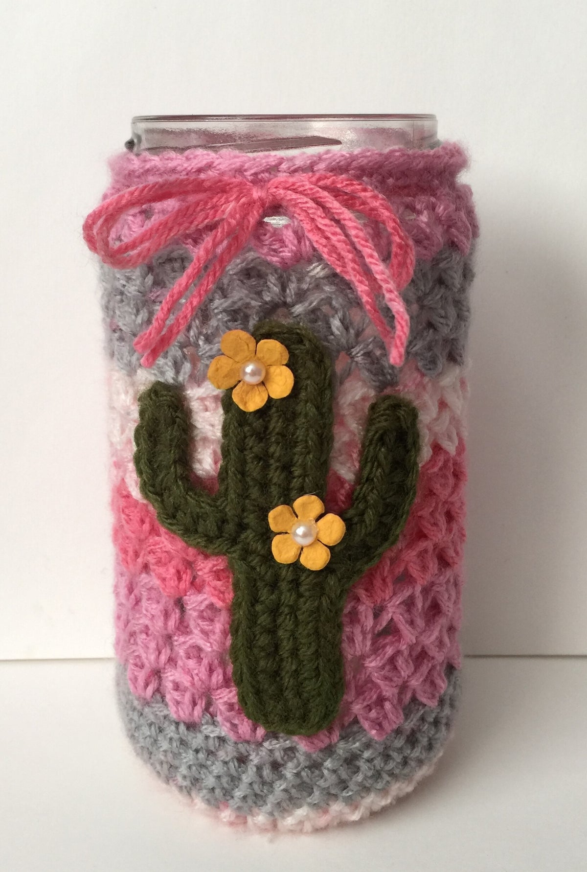 Crocheted Cactus Applique / Free Patterns | Kitty's Kreations Boutique