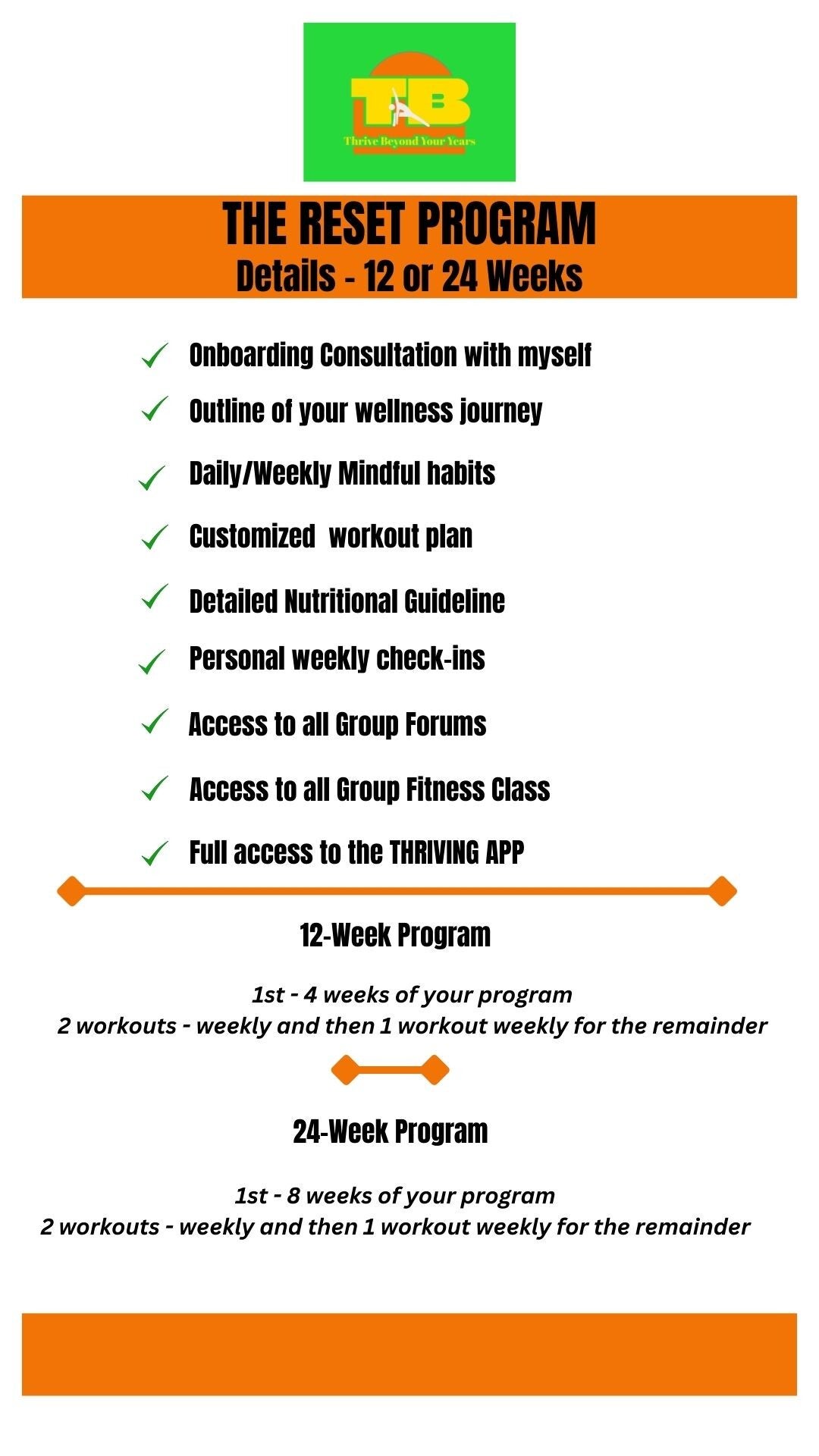 The Release Program | Thrive beyond your Years