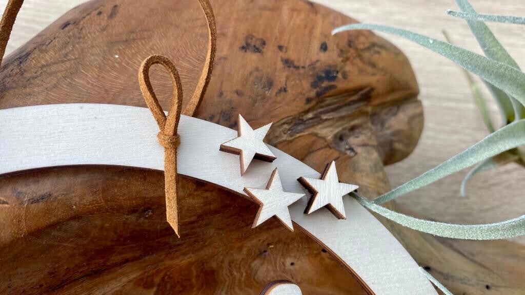 Holzkreis "Fee" | zauber.haft Lasercut & Design