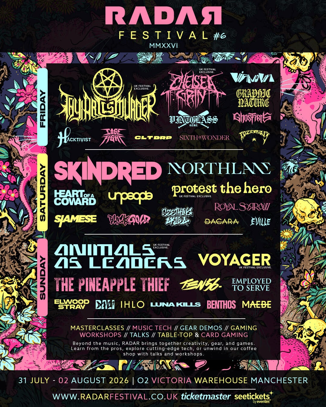 RADAR Festival 2026 reveals final headliners Skindred and Thy Art Is ...