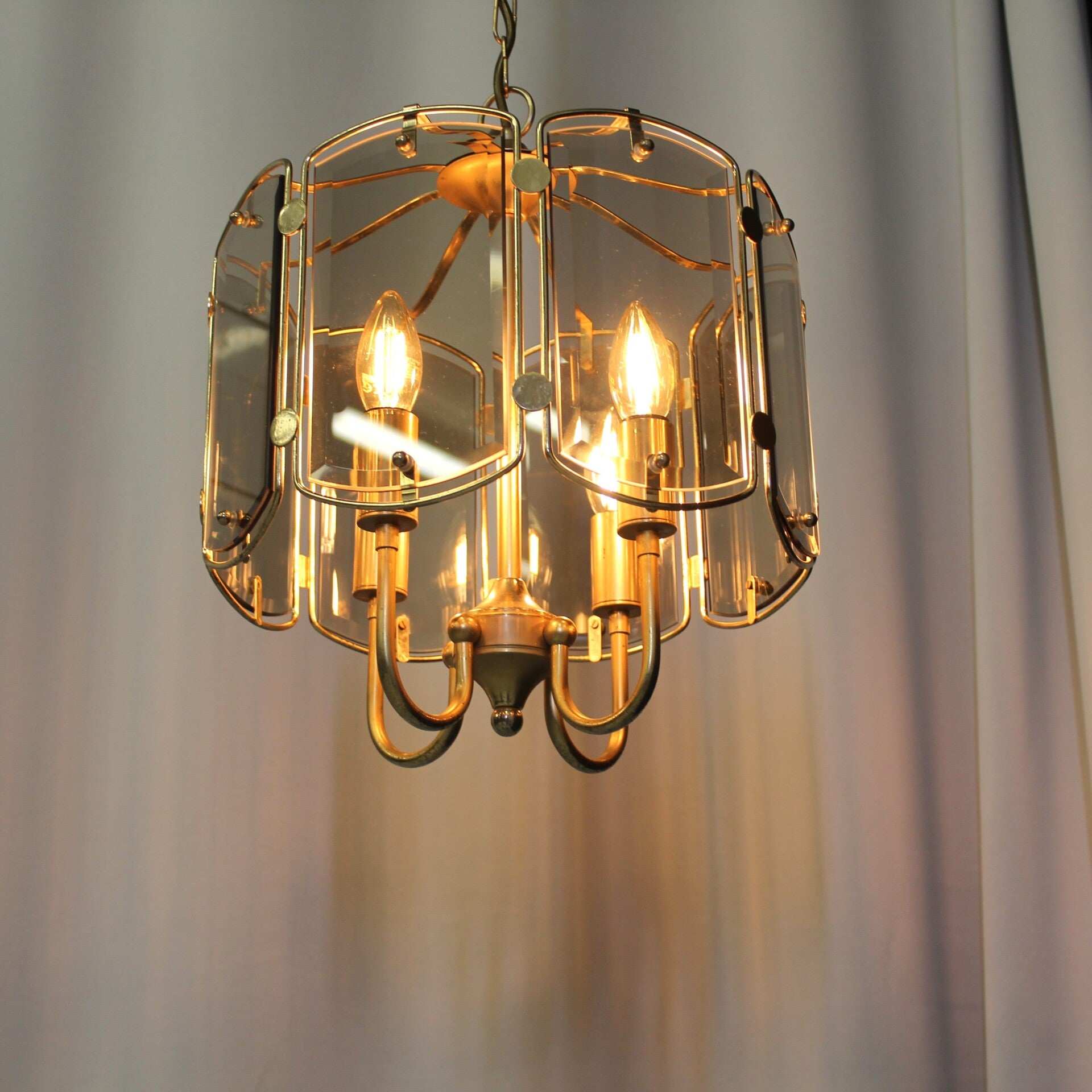 Vintage rookglas lamp | Seens