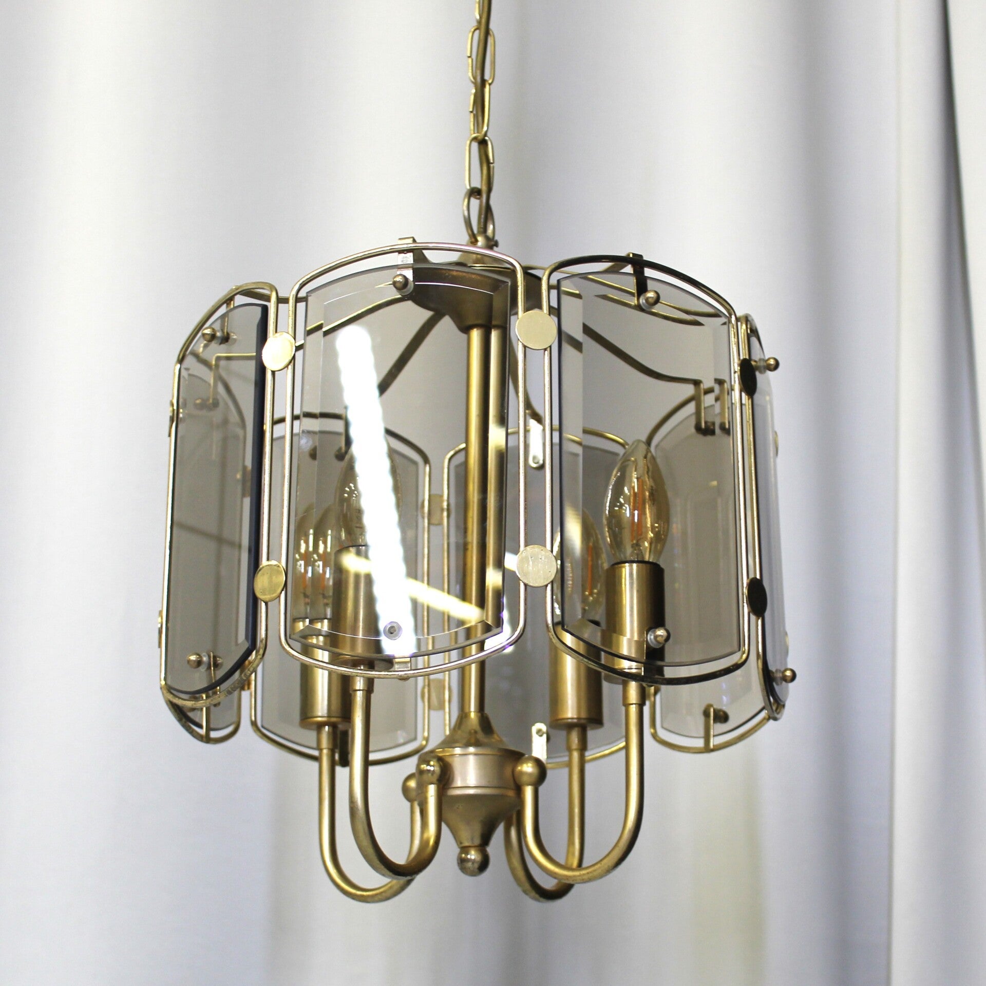 Vintage rookglas lamp | Seens