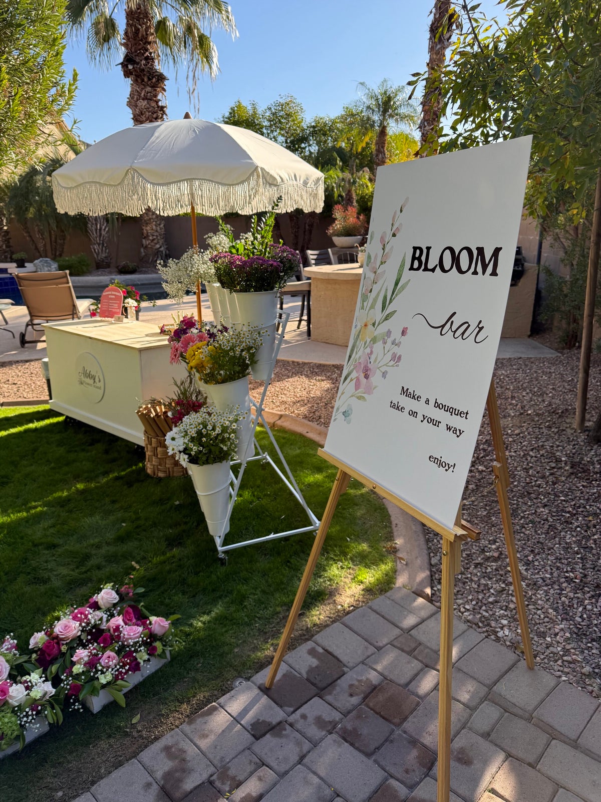 Our Flower Carts | Blooming In The Desert