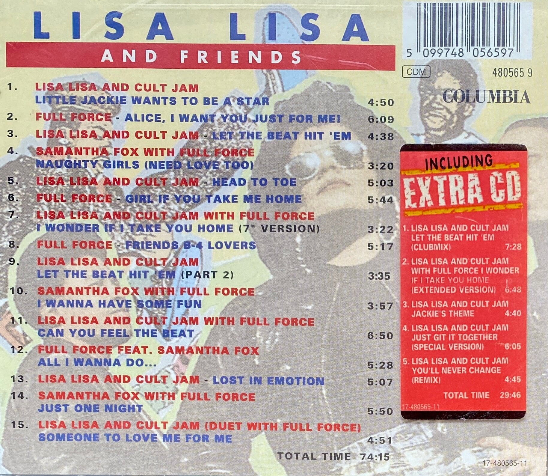 Lisa Lisa & Cult Jam ‎– Lisa Lisa And Friends (2 CD) | Music Non-Stop